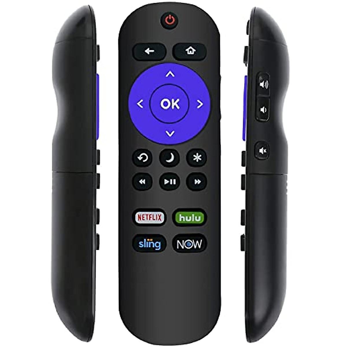 Universal Remote Control Compatible with All Hisense-Roku TV & Sharp-Roku TV Remote, No Setup Required