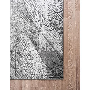 Rugs.com Monte Carlo Collection Rug – 5' x 8' Dark Gray Medium Rug Perfect for Living Rooms, Large Dining Rooms, Open Floorplans