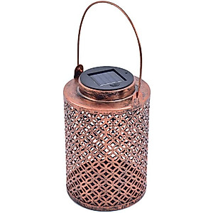 Solar-Powered Pathway Solar Garden Lights Solar Lantern Lights for Hanging Outdoor Ornaments Outdoor Decoration Table Lantern Solar Waterproof Solar Lamp Decorative Solar Powered Lanterns for Garden S