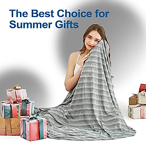 Temerk Cooling Blanket Queen Size, Arc-Chill Q-Max >0.5 Cool Fiber, Summer Cooling Blanket for Hot Weather, Keeps Body Cool for Night Sweats, Soft Lightweight Sofa Couch Blankets for Kid Adults