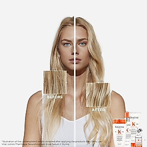 KERASTASE Nutritive Lait Vital Hydrating Conditioner | Adds Moisture, Shine, and Nourishment | Smoothing and Softening | With Plant-Based Proteins & Niacinamide | For Fine to Medium Dry Hair