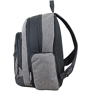 FUEL City Explorer Expandable Backpack, Mid Gray Chambray