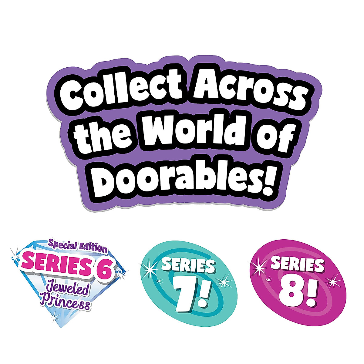Disney Doorables Mega Village Peek Pack, Series 6, 7, and 8, Collectible Toy Figures, Kids Toys for Ages 5 Up, Amazon Exclusive by Just Play
