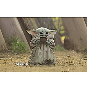 Tervis Triple Walled Star Wars - The Mandalorian Child Sipping Insulated Tumbler Cup Keeps Drinks Cold & Hot, 20oz - Stainless Steel, Stainless Steel