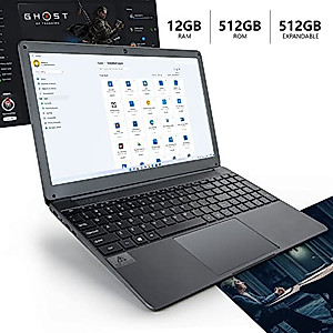 Chicbuy Laptop 15.6''12GB DDR4 512GB SSD Quad-Core Intel Celeron N5095 Processors Windows 11 Laptop Computer,1080P IPS Full HD Laptop,USB 3.0,Up to 2.9Ghz,Bluetooth 4.2,2.4G/5G WiFi,Long Battery Life