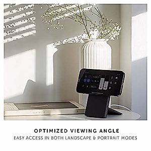 Native Union Rise Dock MagSafe Compatible - Premium Weighted Metal Stand for iPhone 14, 14 Plus, 14 Pro Max, iPhone 13 Pro Max – Compatible with MagSafe Charger