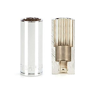 TEKTON 3/8 Inch Drive Deep 12-Point Socket Set, 15-Piece (1/4-1 in.) | SHD91115