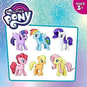 My Little Pony Toys Meet The Mane 6 Ponies Collection (Amazon Exclusive) Doll Playset