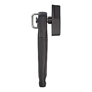 Amazon Basics Safe Cut Can Opener, Black Soft Grip Handle