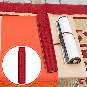 VILLCASE Paper Poster Tube, Mailing Tubes Shipping Calligraphy Painting Document Tubes Kraft Storing Tube Holder, Round Storage Tube for Map Posters Documents