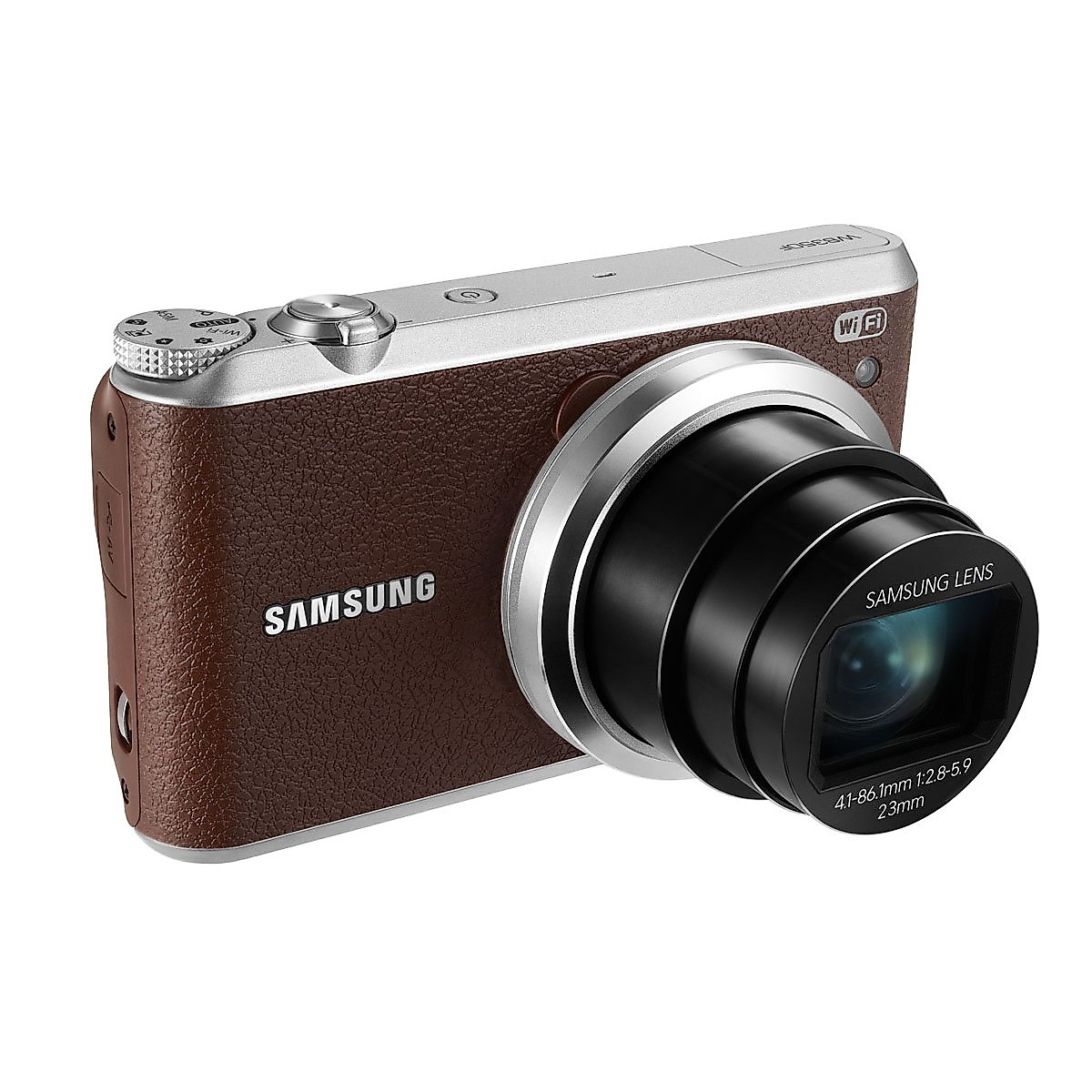 Samsung WB350F 16.3MP CMOS Smart WiFi & NFC Digital Camera with 21x Optical Zoom, 3.0" Touch Screen LCD and 1080p HD Video (Brown)
