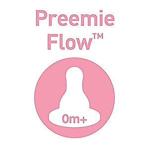 Dr. Brown's Natural Flow Baby Bottle Nipple - Ultra-Preemie, Super Slow Flow - 6pk - 0m+