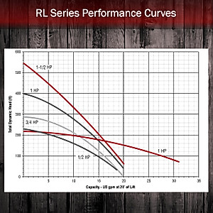 Red Lion RL12G07-2W2V 4-inch Submersible Deep Well Pump, 3/4 HP, 12 GPM 2-Wire, 230 Volts, Steel, 14942403