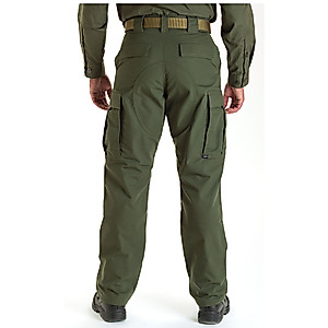 5.11 Tactical Men's Lightweight TDU Ripstop Work Pants, Style 74003, TDU Green, Large/Regular