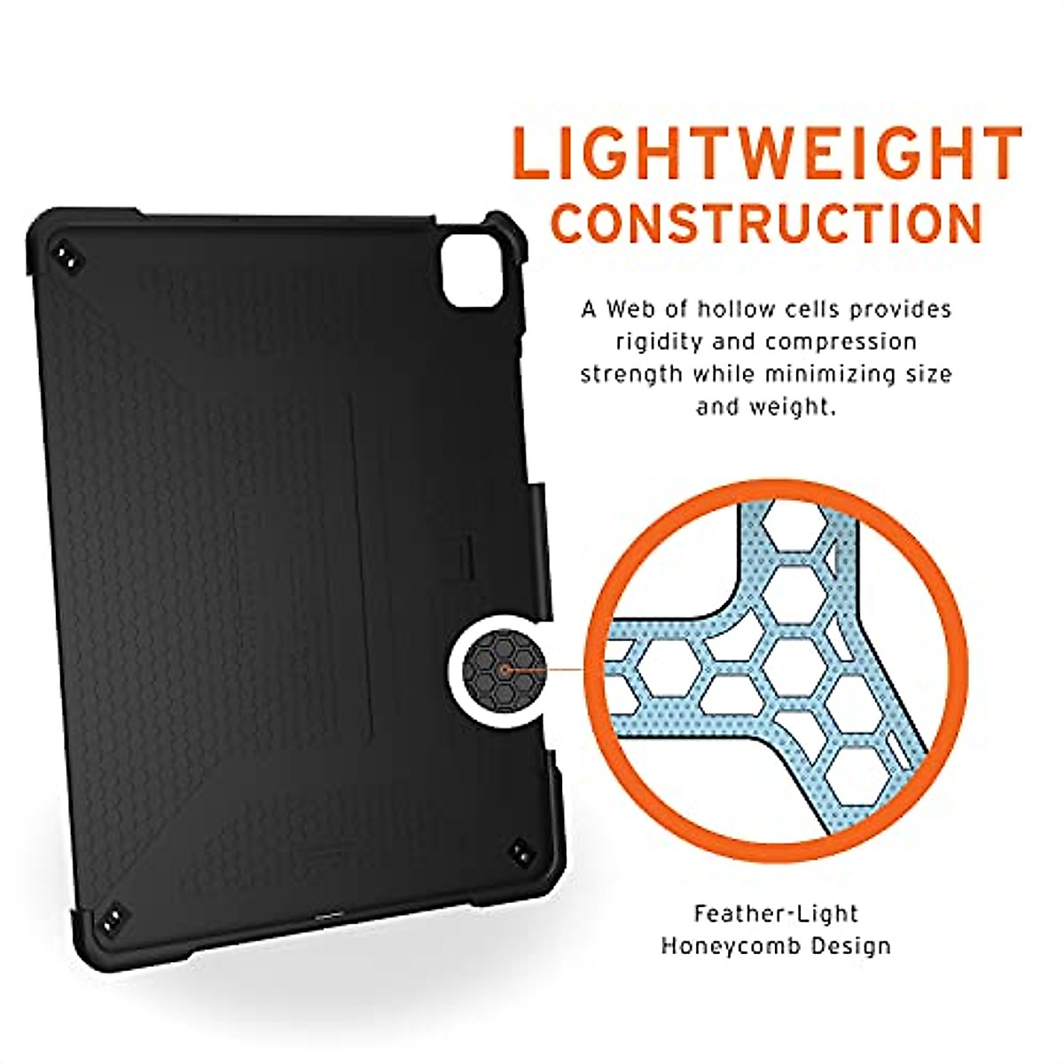 URBAN ARMOR GEAR UAG iPad Pro 12.9" (6th Gen 2022, 5th Gen 2021) Case Blue Cobalt Metropolis Rugged Heavy Duty Protective Cover Multi-Angle Viewing Folio Stand with Pencil Holder