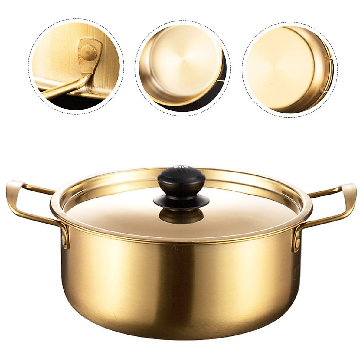 SHOWERORO Kitchen Cooking Pots Stainless Steel Cooking Pot Kitchen Stainless Steel Cookware