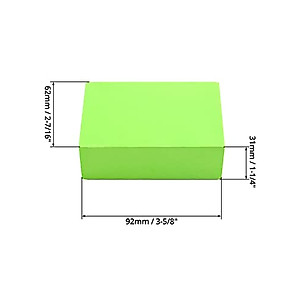 QWORK Diamond Hand Polishing Pads, 4 Pack Grid Sharp Sanding Block Kit, 60#,100#,200#,400# Diamond Hand Polishing Pads for Stone, Glass Granite Marble Concrete Stone Sanding and Polishing