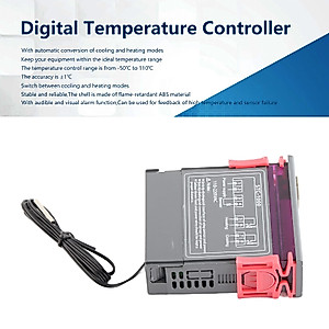 All-Purpose Digital Temperature Controller Cooling and Heating Thermostat Temperature Regulator -50-110℃ STC-1000 ((AC110~220V ))