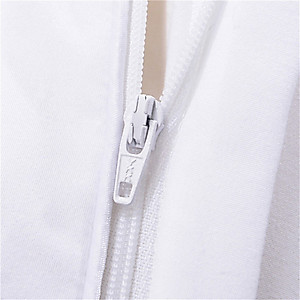 Haru Homie Microfiber Reversible Mickey Mouse Mr/Mrs Couples Duvet Cover 3PCS Bedding Set with Zipper Closure - Ultra Soft Lightweight and Easy Care, Queen