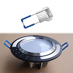 DGHAOP 10pcs Downlight Panel Lamp Spring Clip 18x25mm Light Emitting Diode Recessed Lighting Accessories for Ceiling Lamp