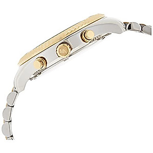 Michael Kors Men's Lexington Stainless Steel Analog-Quartz Watch with Stainless-Steel Strap, Two Tone, 20 (Model: MK8344)