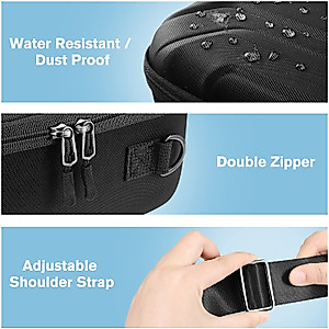 Fintie Carrying Storage Case for Nintendo Switch OLED Model 2021/ Switch 2017, Portable Travel All Protective Hard Messenger Bag Soft Lining for Switch Console Pro Controller & Accessories (Black)
