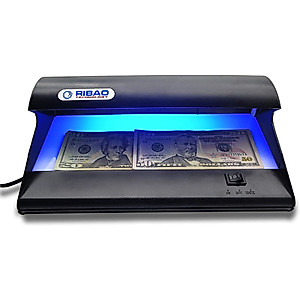 Ribao SLD-16 Bill Detector with UV and Watermark Counterfeit Detection, Money Checker, ID Card/Passport Identification and verification, Business and Office use