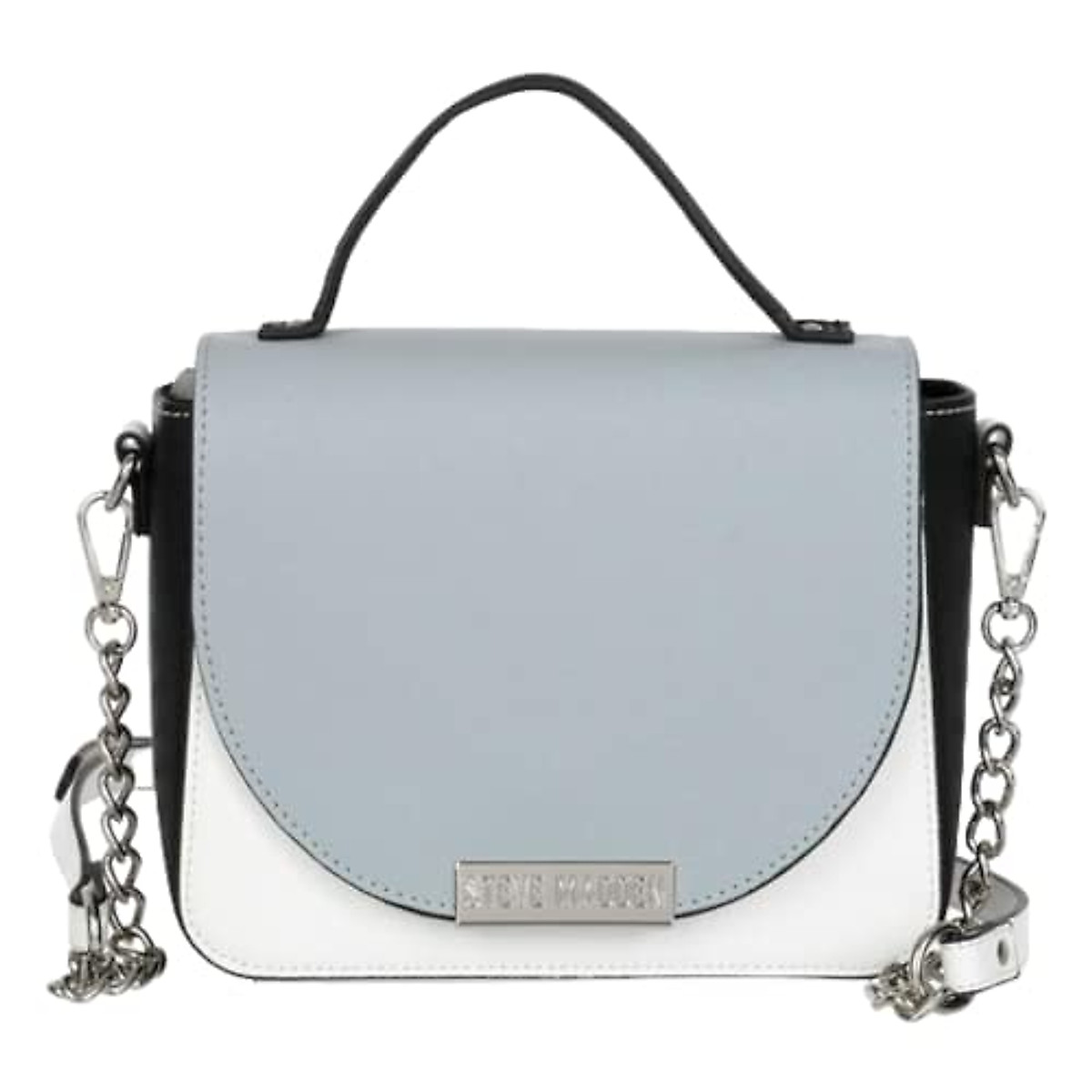 Steve Madden BMELODIE Crossbody Saddle Bag (BLUE)
