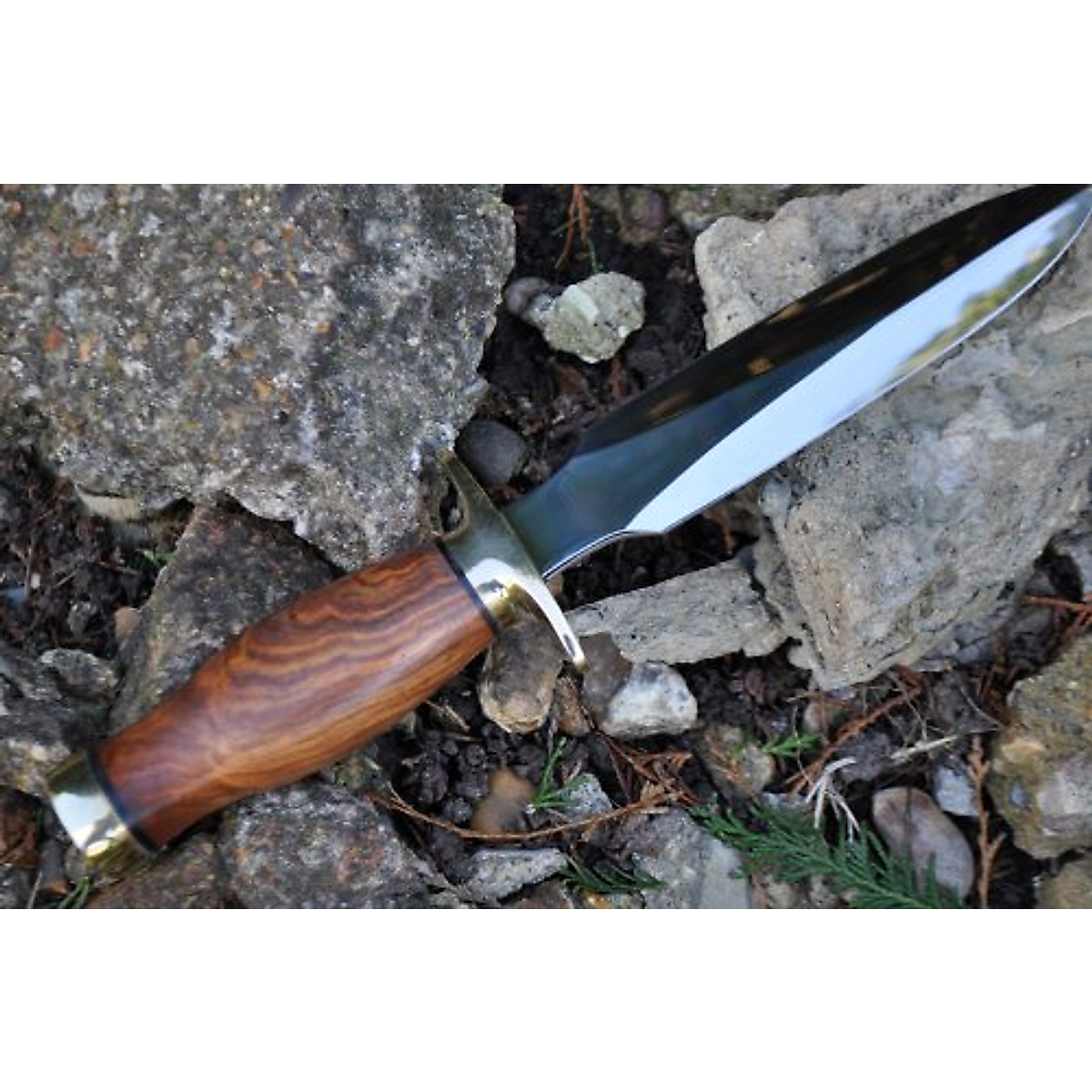 Perkin - Fixed Blade Hunting Knife With Sheath For Belt - JES