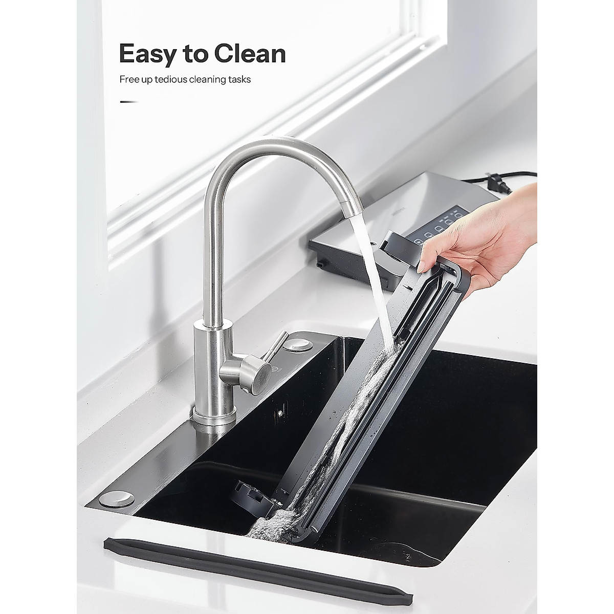 Vacuum Sealer Machine, Reemix Automatic Food Vacuum Sealer with Starter Kit, Air Sealing for Food Storage with 20 Bags, Pulse Function, Moist&Dry Mode and External VAC