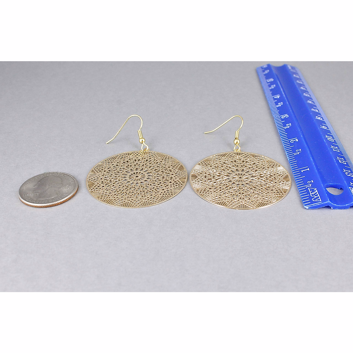 BURIUS Brass Earrings for Women Earrings - Jewelry Earrings for Women Trendy Hanging Brass Earrings