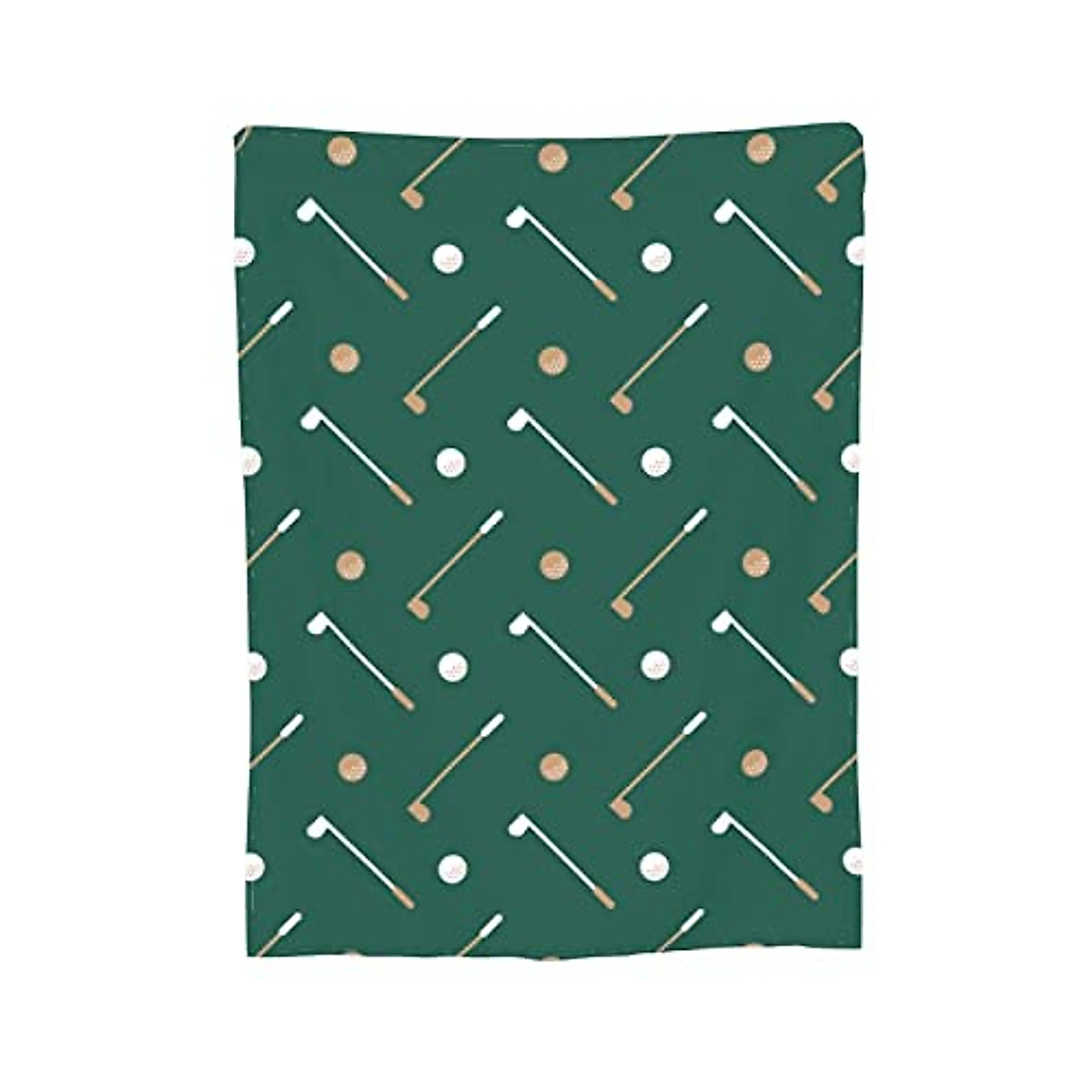 Golf Throw Blanket Sport Flannel Blanket Soft Cozy for Sofa Nap Couch Bed Living Room Suitable for All Seasons 50"x40"