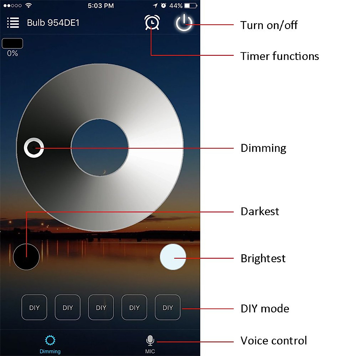 FVTLED WiFi Deck Lights, WiFi Controlled 10pcs Low Voltage LED Deck Lights Kit Φ1.38 Outdoor Recessed Step Stair Warm White LED Lighting Work with Alexa Google Home, Red Bronze