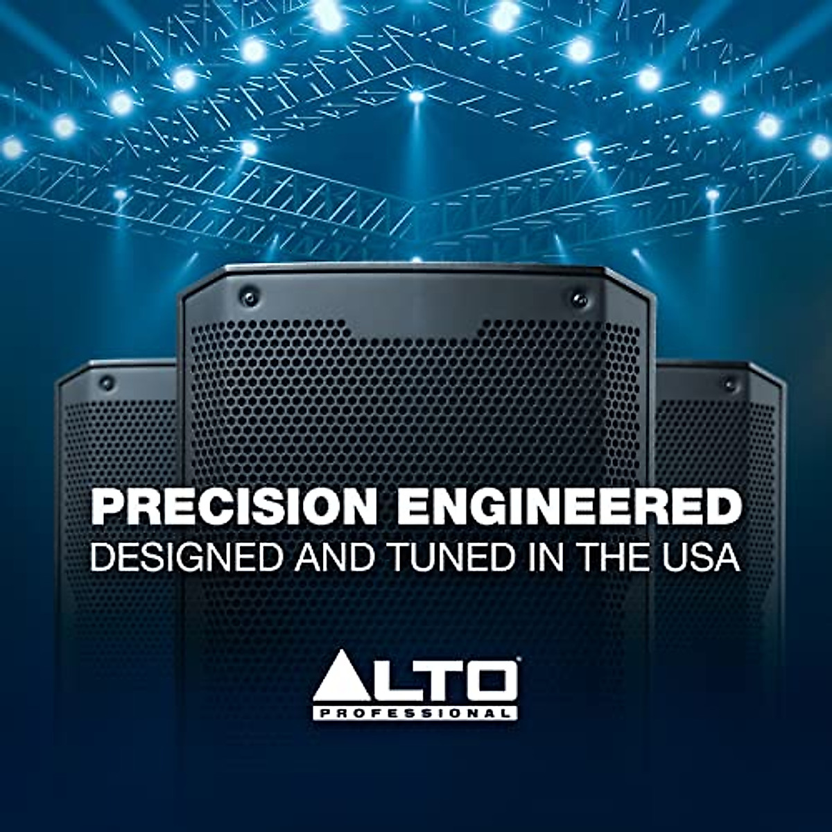 Alto Professional TS408 - 2000W 8" Powered PA Speaker with 3 Channel Mixer, Bluetooth Streaming, Wireless Loudspeaker linking, DSP and Alto App