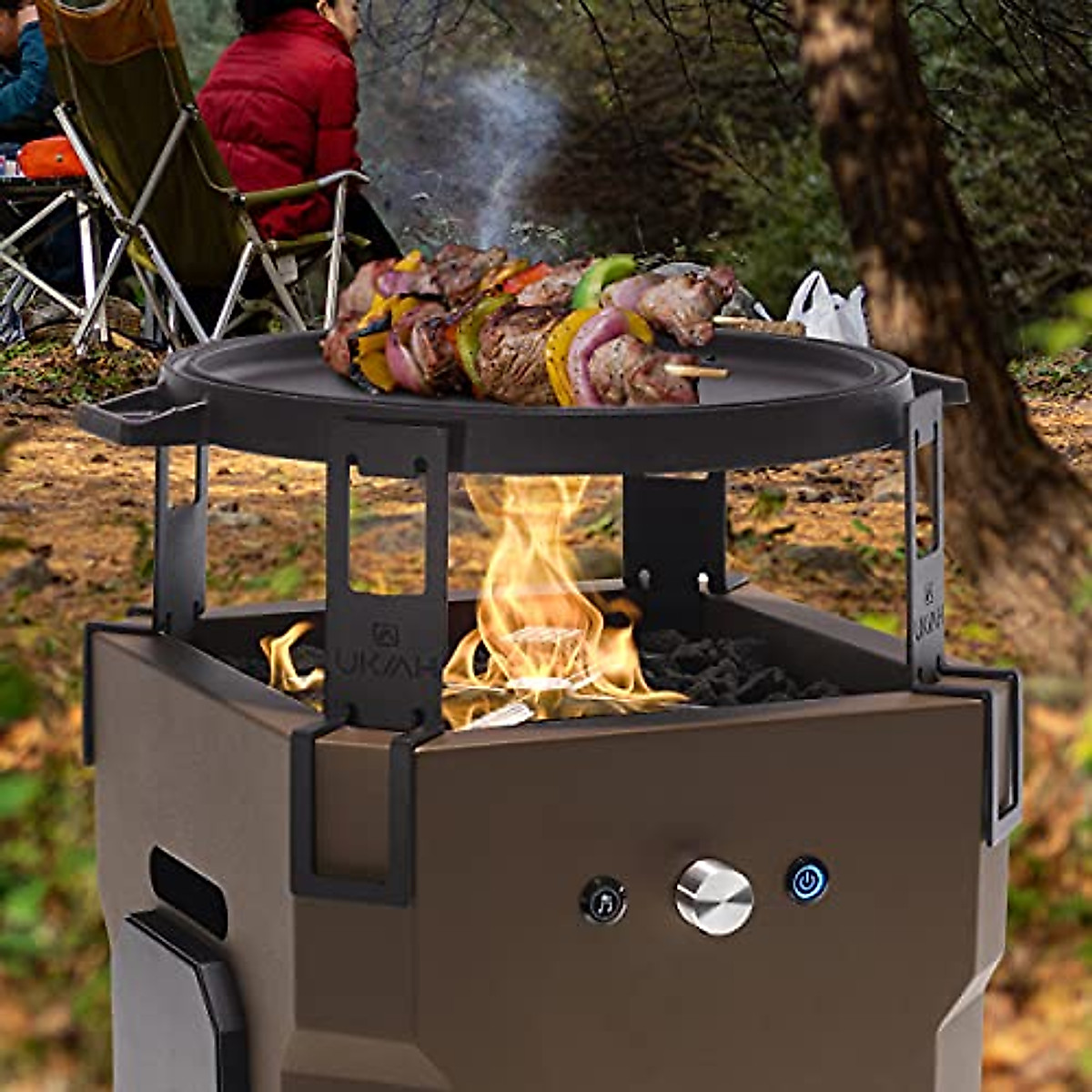 UKIAH Tailgater/Note Cook-Top Accessory - Ukiah, Black (TK-1008-GRD)