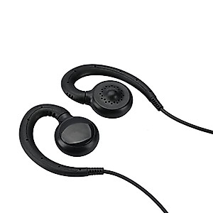 ERIPHA XPR 6350 6550 7550 7350e Earpiece Compatible with Motorola Walkie Talkie Reinforced Cable 【C-Ring】 Two Way Radio Headset with Mic PTT