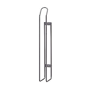 Household Essentials 1225-1 Mounted Paper Towel Holder | Mounts to Solid Cabinet Doors or Walls, Nickel