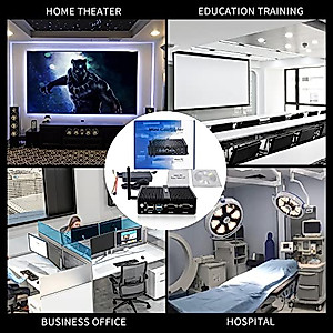 HISTTON Fanless Mini PC,Industrial PC Celeron J4125,DDR4 8GB RAM 128GB SSD,Micro PC,Dual LAN,WiFi,BT4.0,Industrial Mini PC with 2 RS232 COM,HDMI/VGA Port,2xUSB3.0,Mini Desktop Computer Windows 10 Pro