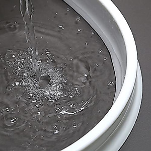 67 Inch Collapsible Shower Threshold Water Dam Collapsible Bath Shower Barrier Water Stopper Retention System Dry and Wet Separation for Bathroom Kitchen and More (5.6ft)