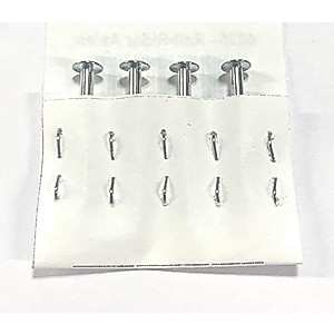 Pinewood Car BSA Speed Axles | Polished and Bent | Ready for Rail Riding | Regular Axle Head | Derby Car Polished & Ready for Graphite