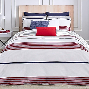 Lacoste Milady Duvet Set, Twin/TwinXL, Red