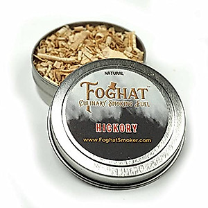 Foghat Fuel Sampler Four Pack | Whiskey Barrel Oak, Old Hickory, Sweet Texas Mesquite, Maple Myst Wood Shavings, 4 x 1oz | Cocktail and Culinary Wood Chips for Smoking