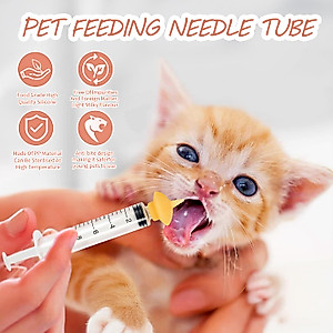 Xuanda Pet Feeding Bottle and Syringes with Nipples for Small Cat Dog Animals (Model 2)
