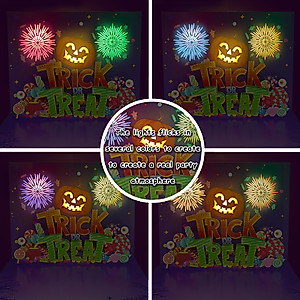 DTESL 3D Pop Up Trick Or Treat Pumpkin Halloween Card, with light and music, For Kids, Friend, Boyfriend, Girlfriend, Husband, Him, Women - Skull, Ghost, Envelope