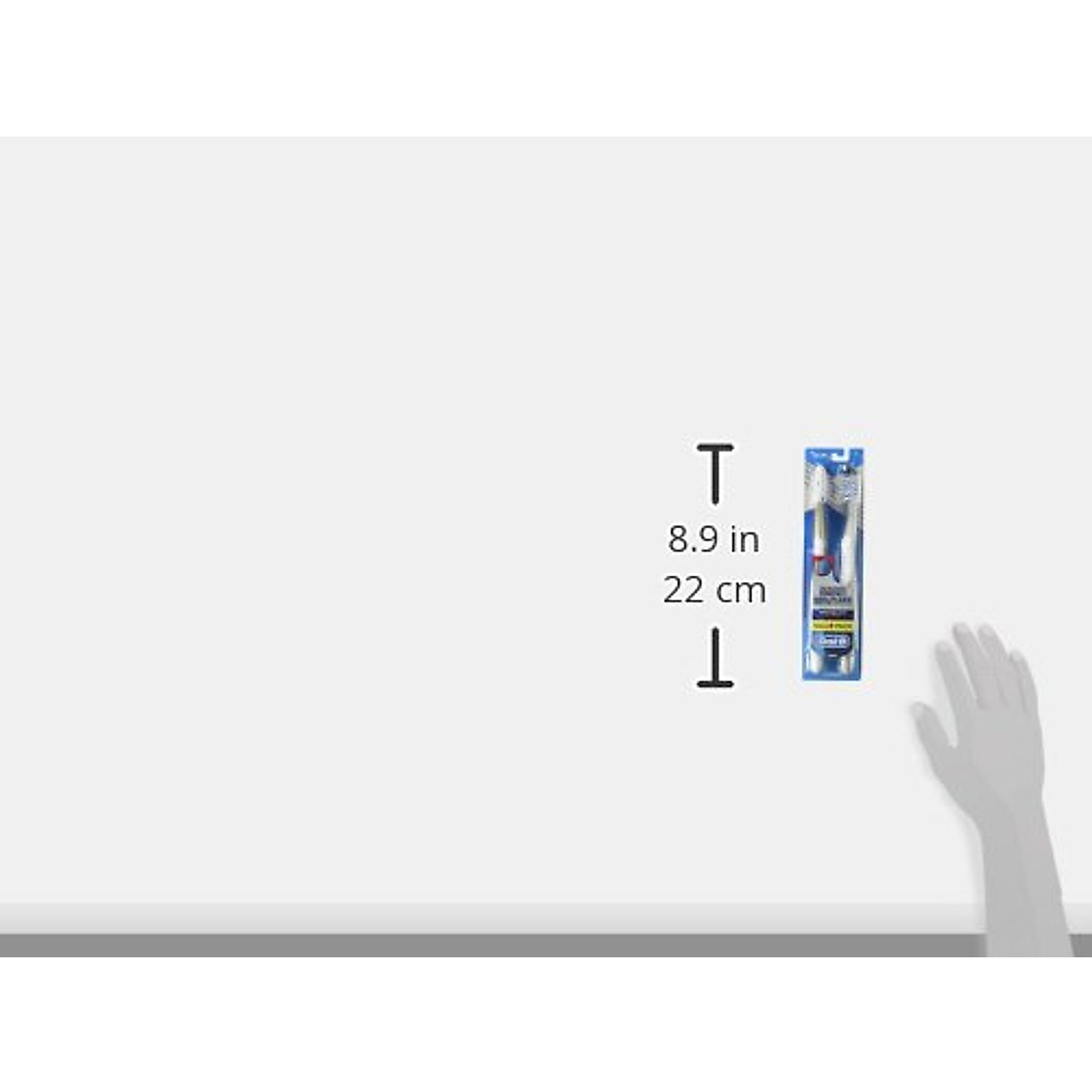 Oral B CrossAction Pro-Health Toothbrush, Medium, 2 Count (Pack of 1)