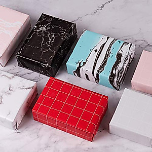 WRAPAHOLIC Wrapping Paper Roll - Marble Reversible for Birthday, Holiday, Wedding, Baby Shower - 4 Rolls - 30 inch X 120 inch Per Roll