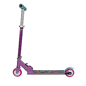 PlayWheels Trolls World Tour- 2- Wheel Aluminum Folding Scooter
