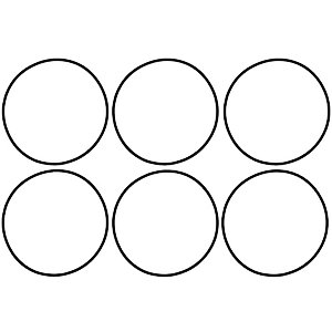 AppliaFit O-Rings Compatible with Whirlpool WHKF-DWHBB, WHKF-C9 and American Plumber W10-PR, W10-OR Water Filter Housings (6-Pack)