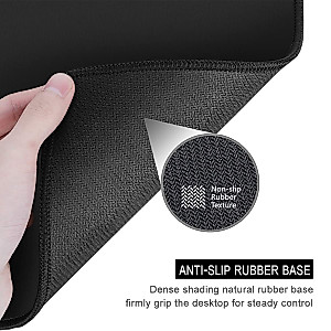Auhoahsil Mouse Pad, Abstract Art Round Non-Slip Rubber Mousepad with Stitched Edges for Wireless Mouse Laptop Computer Gaming Office Travel Men Women Kids, Cute Design, 8.7 x 8.7 in, Stones