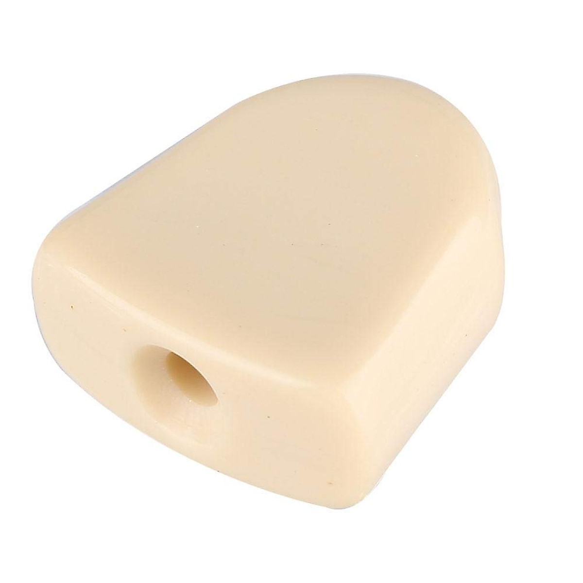 Guitar Tuning Peg Button, 6 Pcs/Set Acrylic Tuning Pegs Buttons Machine Heads Buttons for Guitar(Beige) Gevoline accessories